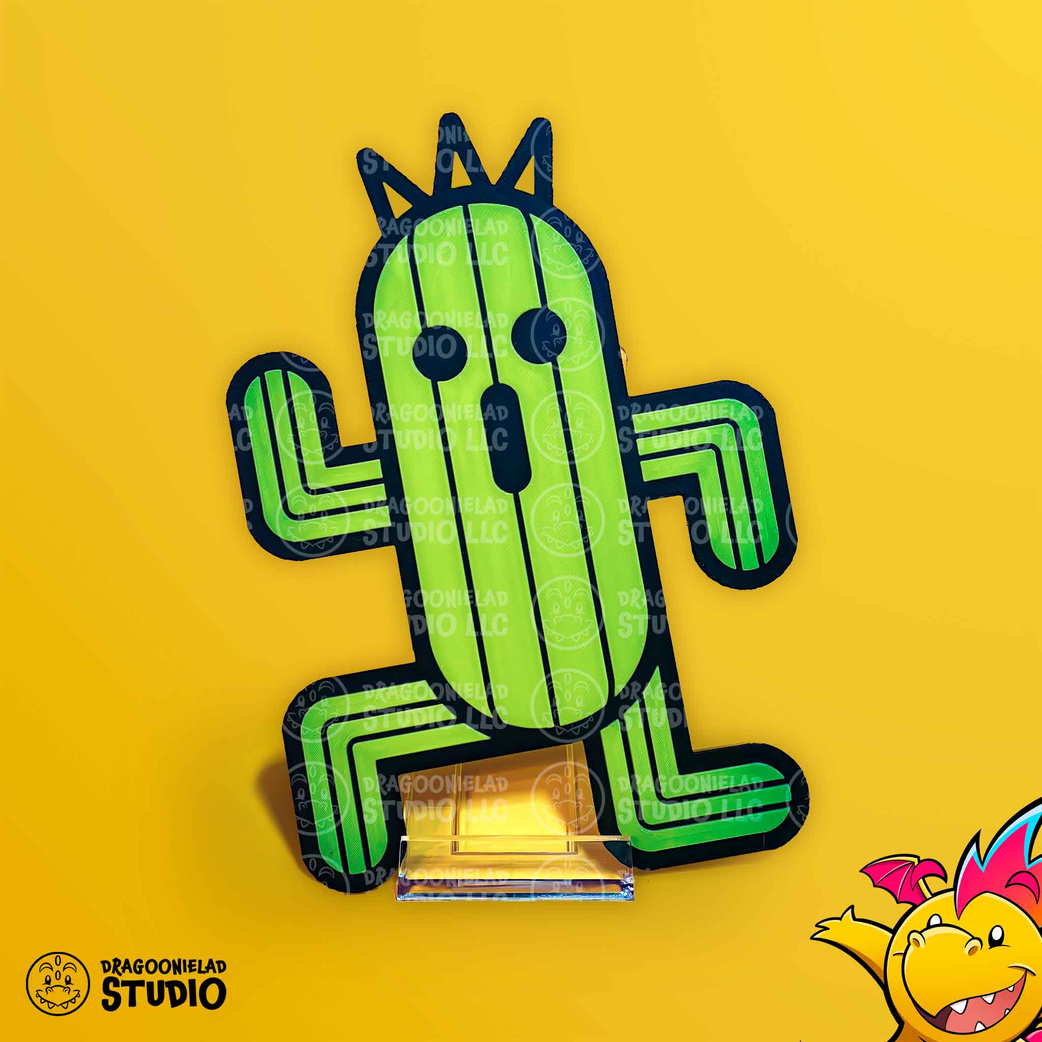 Cactuar - FF7 3D Printed Art – DragoonieLad Studio LLC